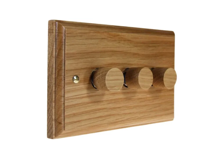 LED Dimmer Switches - Peak Oak