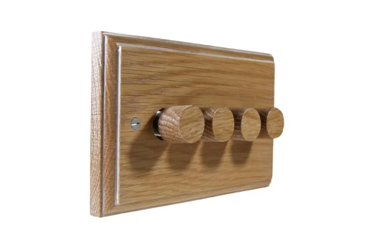 LED Dimmer Switches - Peak Oak